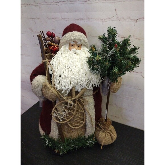 Avon | Holiday | Vtg 9s Avon Santa W Snow Shoes Light Up Tree Topper ...
